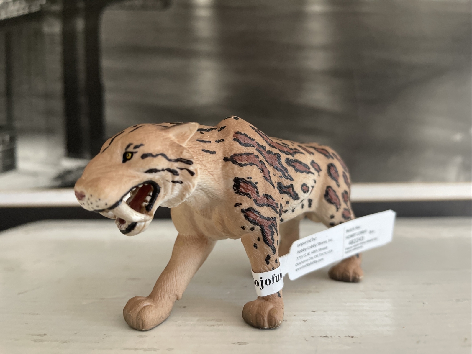 Primeval Sabertooth Tiger Toy