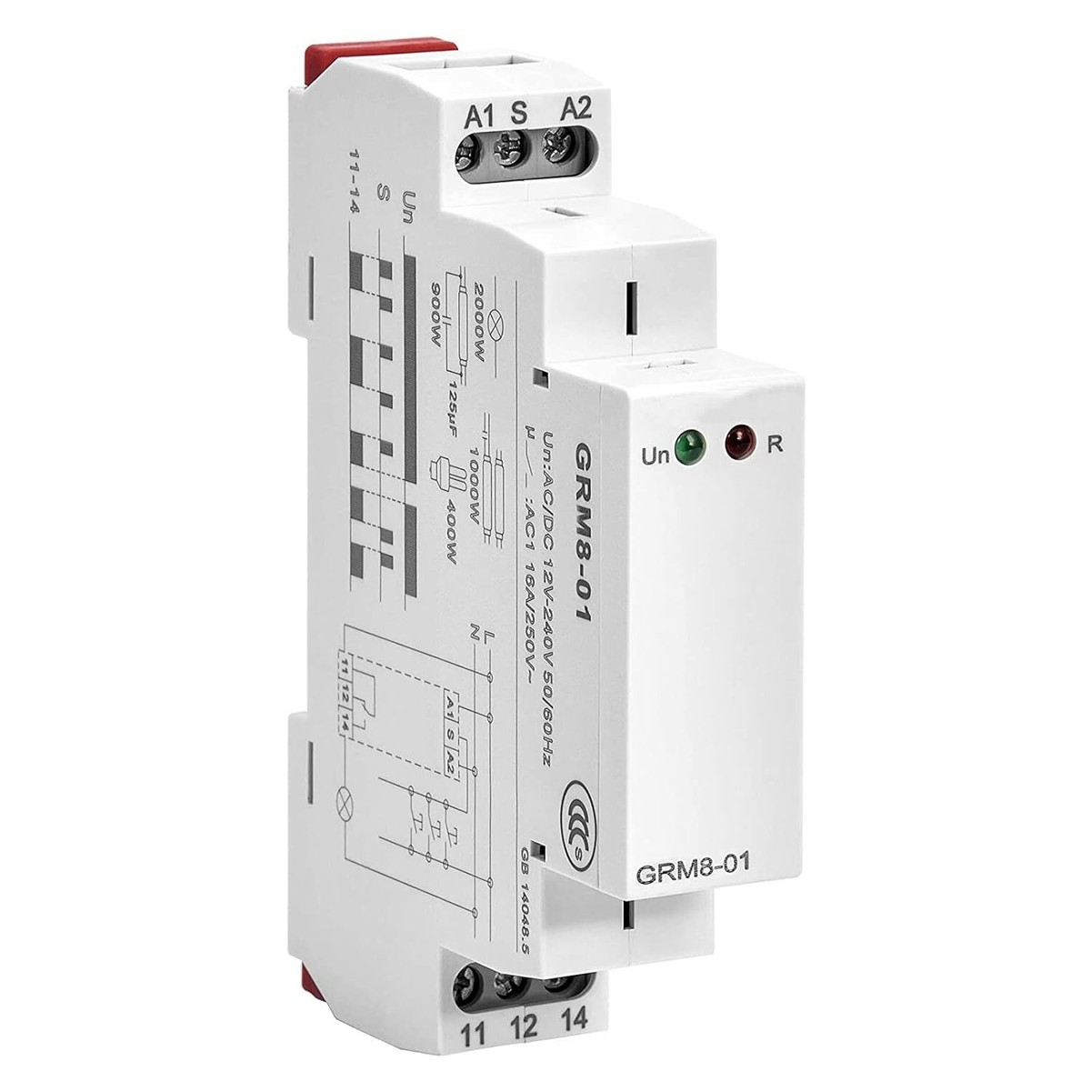 Ac Relay GRM8-01 Electronic Impulse Relay Latching Relay Memory Relay ...