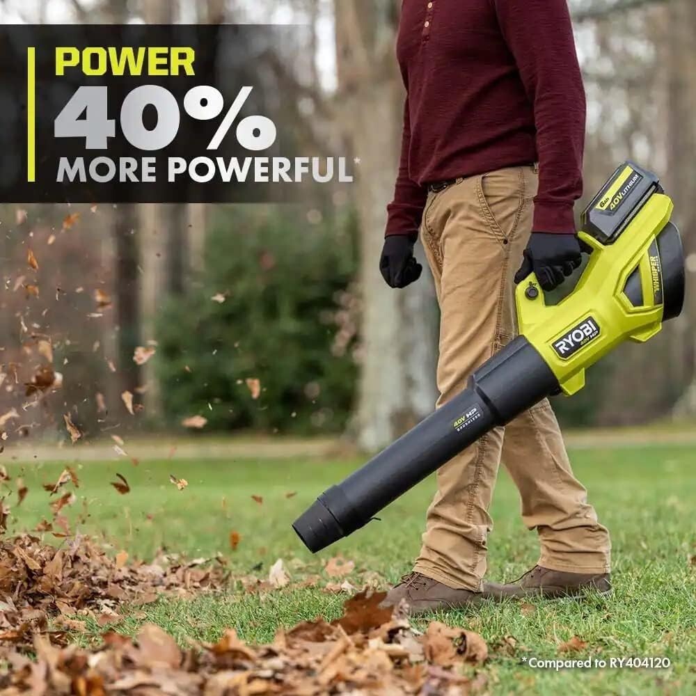 RYOBI 40V HP Brushless Whisper Series 160 MPH 650 CFM Leaf Blower (Tool Only) | eBay