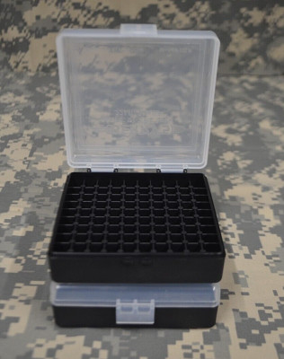 22 lr (2) x Ammo Box / Case / Storage (100) Round .22LR, .25 ACP (CLEAR ...