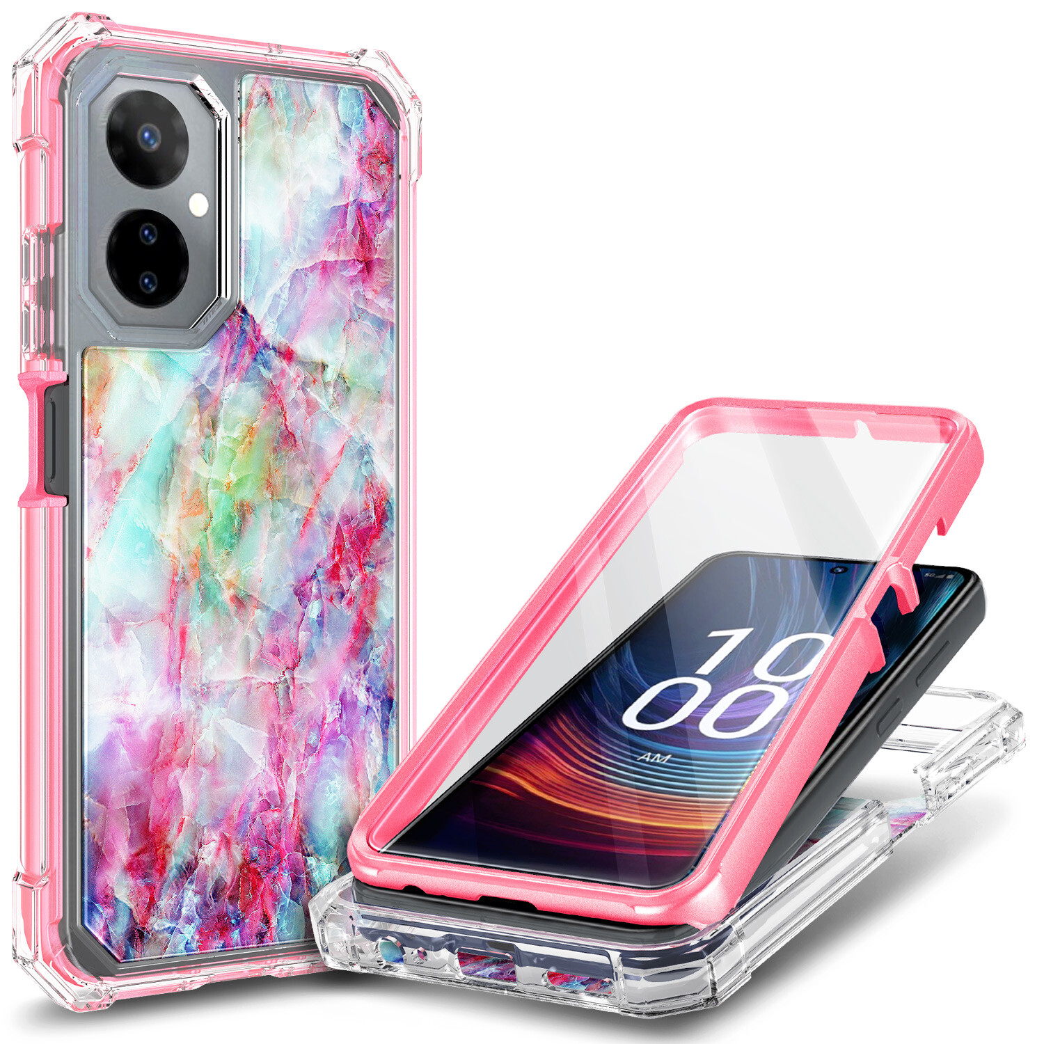 For HMD VIBE Case (Nokia N159V TA-1590) Full Body Phone Cover + Screen ...