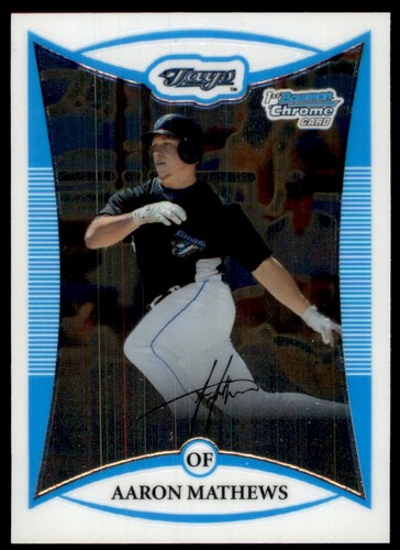 2008 BOWMAN CHROME PROSPECTS AARON MATHEWS TORONTO BLUE JAYS #BCP61 | eBay