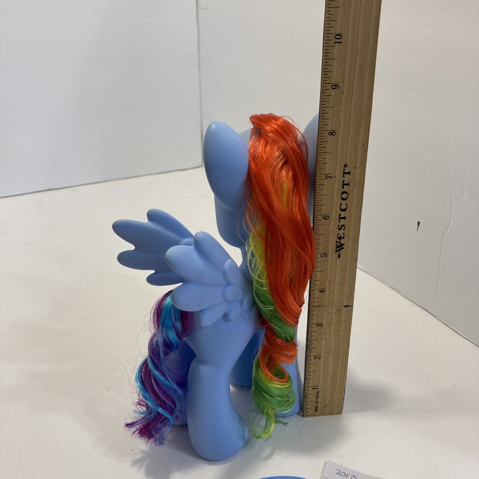 2013 hasbro my little pony 8.5” rainbow blue dash C-029A combable hair ...