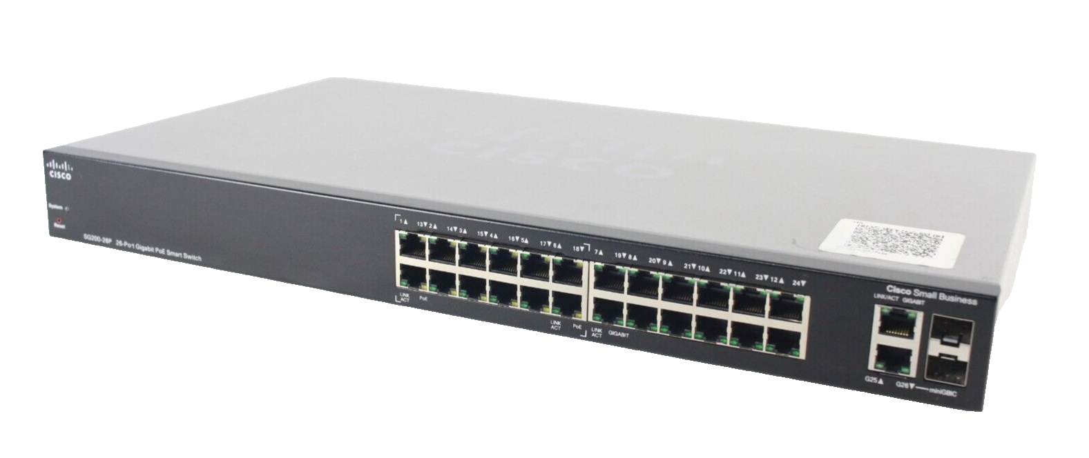 Cisco Small Business 26-Port Gigabit Ethernet PoE Smart Switch SG200 ...