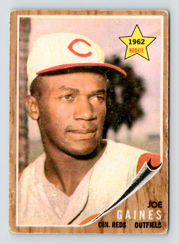 1962 Topps Card, #414 Joe Gaines, Cincinnati Reds Rookie | eBay