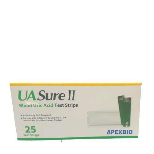 UA Sure II Uric Acid Monitoring System Meter Monitor Test Strips Blood ...