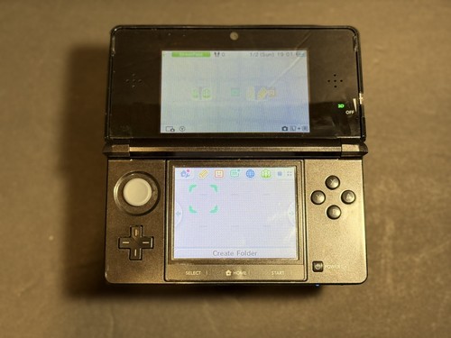 Nintendo 3DS Handheld System - Cosmo Black 45496719210 | eBay
