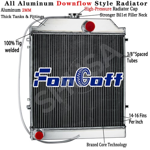 1695721M2 4 Rows Radiator for Massey Ferguson 375 383 ,390 393 398 399 ...