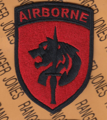 US Army Special Operations Command Africa Airborne SOCAF ~3.5" patch c ...