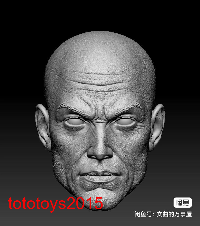 1:6 1:12 1:18 Superman Lex Luthor Head Sculpt For Male 12'' 6'' 3.75 ...