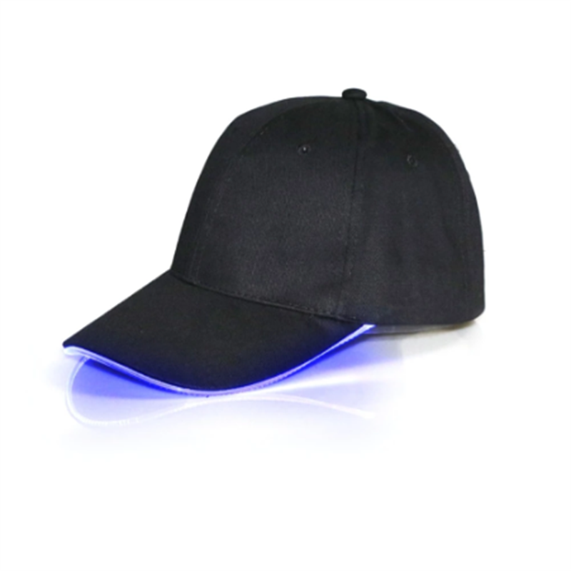 LED Lighted up Peaked Hat Glow Club Party Baseball Hip-Hop Adjustable ...