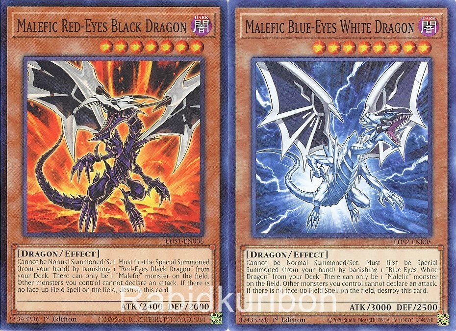 Red Eyes Black Dragon Vs Blue Eyes White Dragon