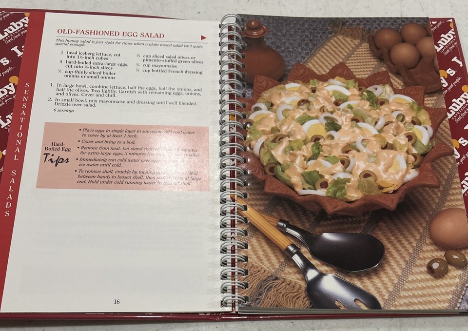 Luby's Cafeteria 50th Anniversary Recipe Collection Cookbook (Spiral ...