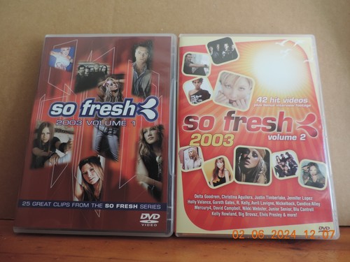 so fresh 2003 volume 1&2 dvd all regions very good condition sent with ...
