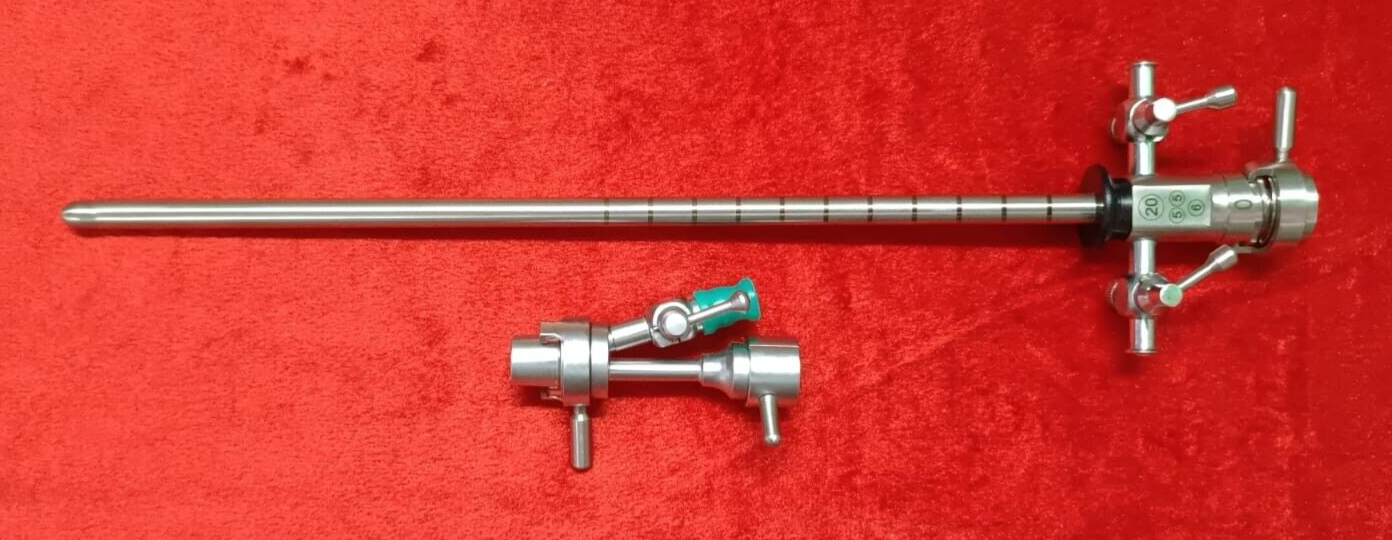 Laparoscopic Cystoscope Sheath 20fr & Single Channel Bridge Best ...