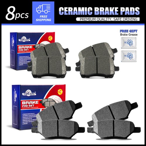 Front & Rear Ceramic Brake Pads for Chevy Malibu Saturn Aura Pontiac G6 ...