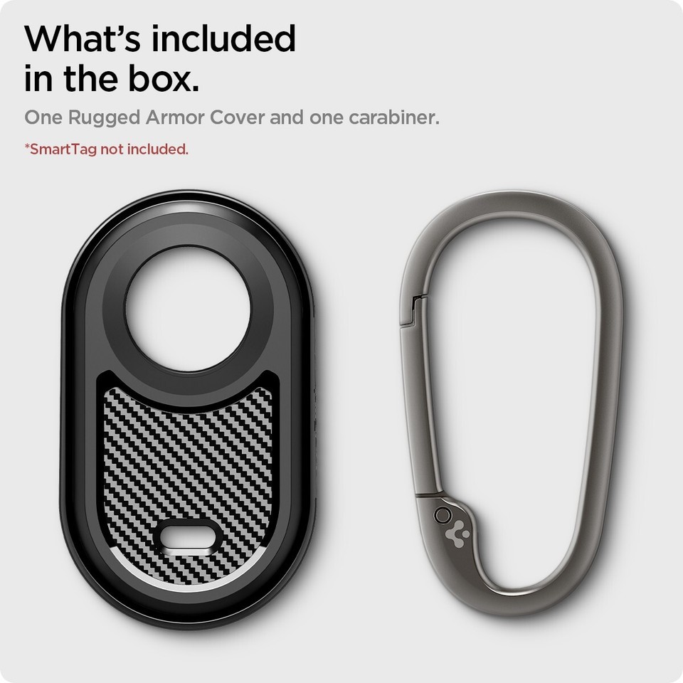 For Samsung Galaxy SmartTag 2 Case | Spigen [Rugged Armor] Keychain ...