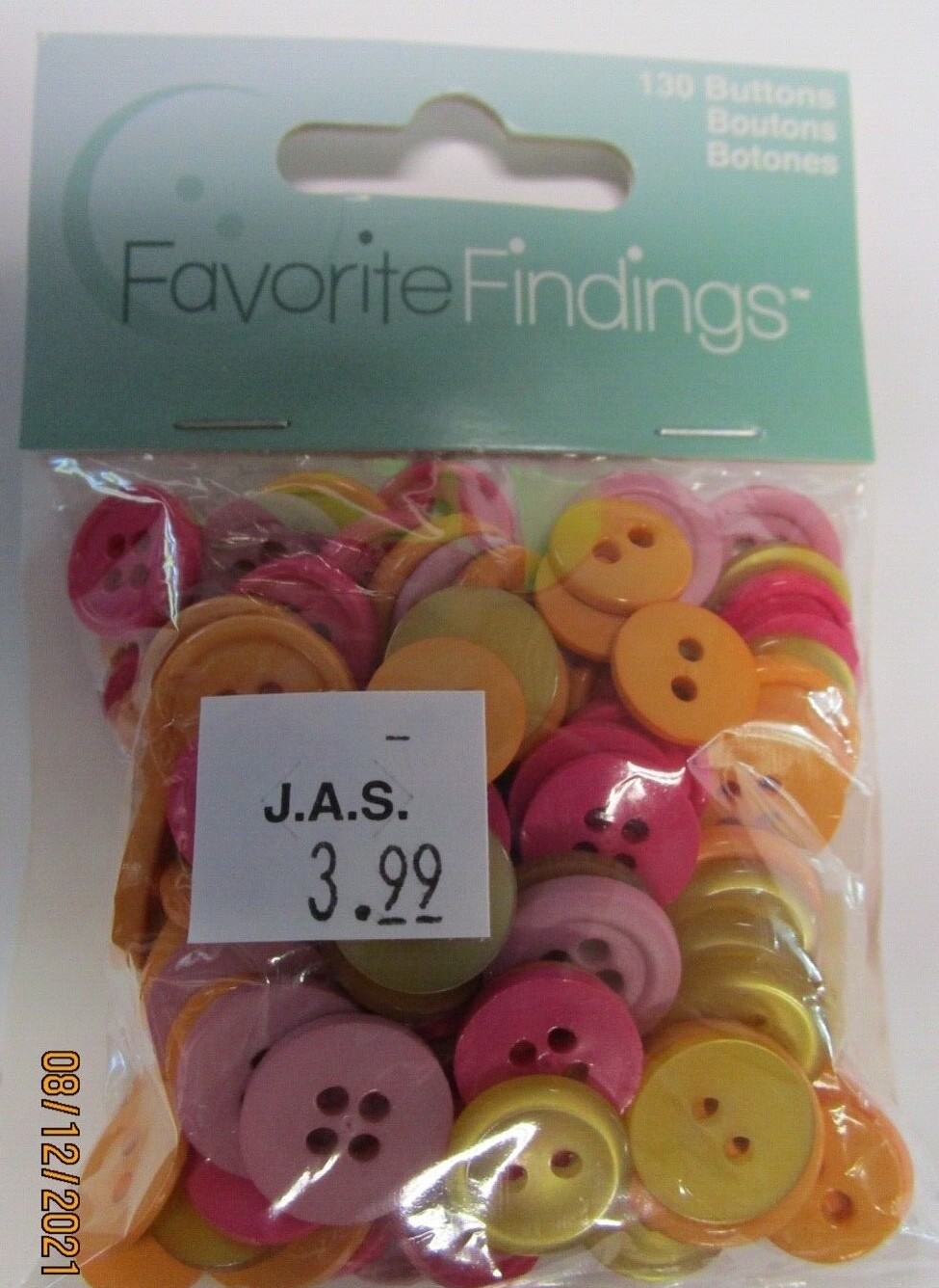 FAVORITE FINDINGS BUTTONS.. 7 COLORS TO CHOOSE FROM | eBay