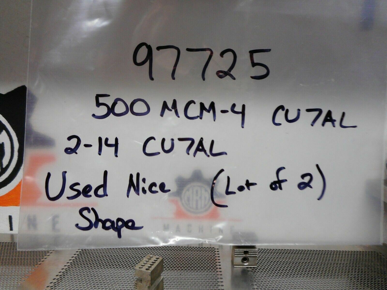 97725 Blocks 500MCM-4 CU7AL 2-14 CU7AL Used With Warranty (Lot of 2) | eBay