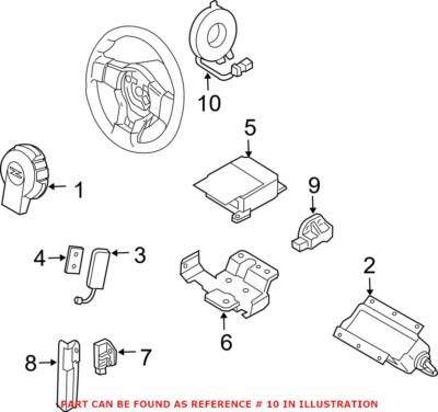 Genuine OEM Steering Wheel Position Sensor for Nissan 47945JD00A | eBay