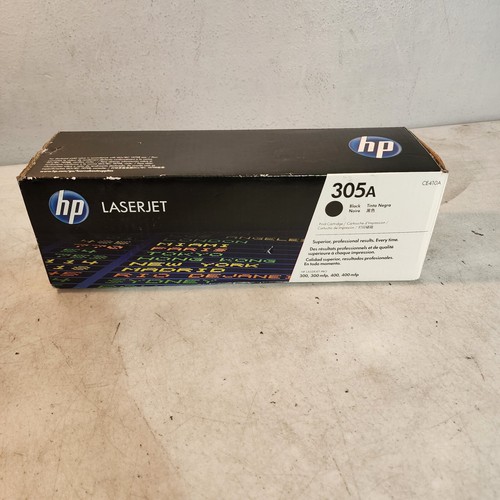 HP CE410A 305A Black Cartridge Genuine New OEM Sealed Box free ship ...