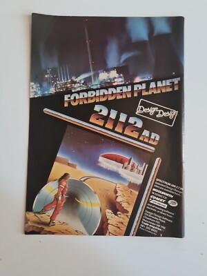 Forbidden Planet 2112ad Spectrum ADVERT GAME POSTER ART 8.2X11.8" | eBay UK