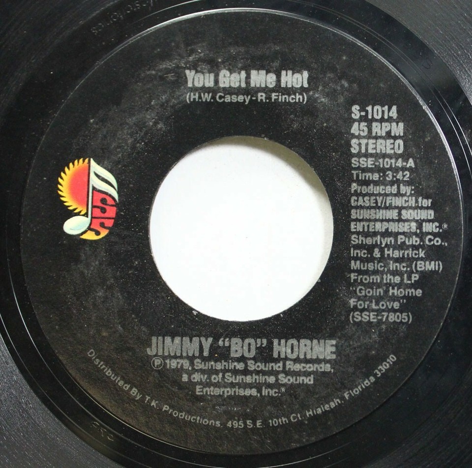 Soul 45 Jimmy "Bo" Horne - They Long To Be Close To You / You Ge Me Hot ...