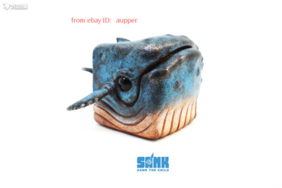 Sank Toys Sank The Child Cube Cubic Series Cube Whale Azure Statue ...