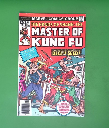 MASTER OF KUNG FU #45 VOL. 1 MID GRADE MARVEL COMIC BOOK H58-195 | eBay