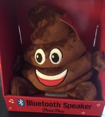 New Dan Dee Poop Emoji Bluetooth Speaker w/Charger Cord & Lithium-ion ...
