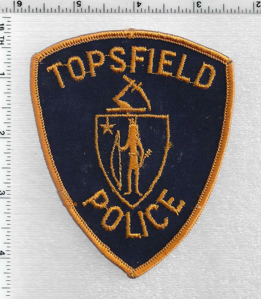 Topsfield Police (Massachusetts) 1st Issue Shoulder Patch | eBay