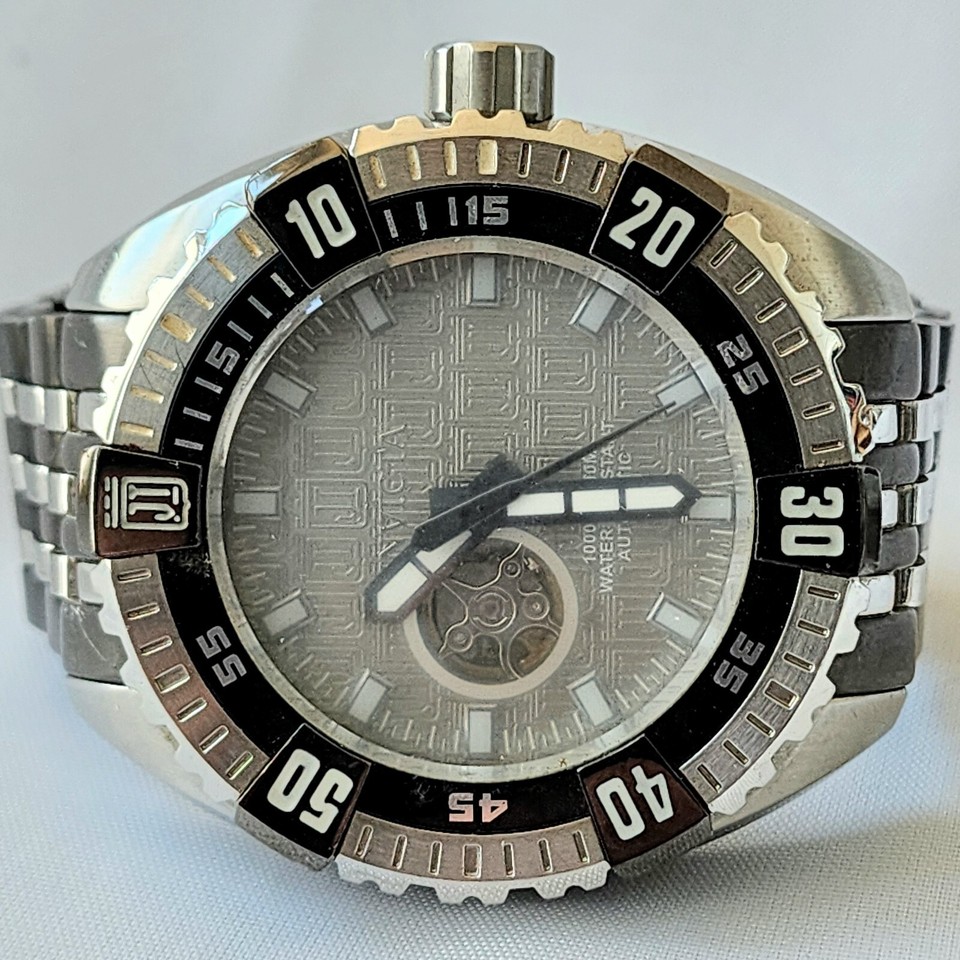 Invicta Jason Taylor Automatic Silver Mens Watch 15885 Limited Edition ...
