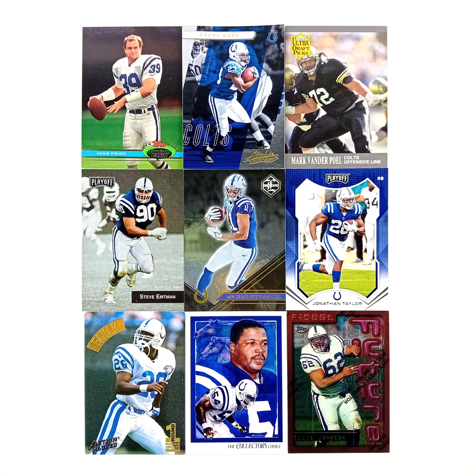 50x Indianapolis Colts American Football Card Lot NFL Mixed Years ...