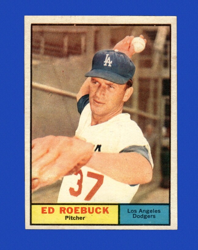 1961 Topps Set-Break # 6 Ed Roebuck EX-EXMINT *GMCARDS* | eBay