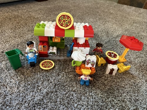 Lego Duplo 10834 Pizzeria 100% Complete Set Restaurant Food Cafe My ...