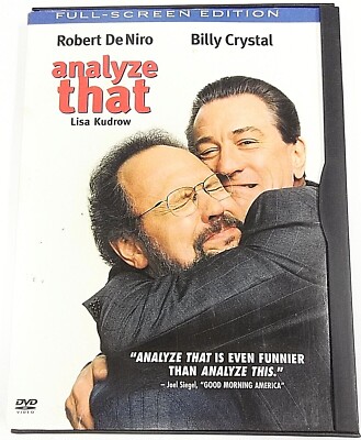 Analyze That ( DVD - 2003 - Rated R ) Robert De Niro & Billy Crystal ...