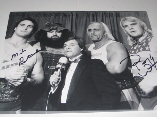 WWF,WWE LEGENDS BARRY WINDHAM & MIKE ROTUNDA AUTOGRAPHED SIGNED 8X10 ...
