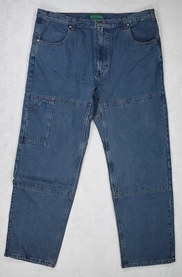 Foresterware Men's Size 42 x 32 Double-Knee Blue Jeans Chainsaw Pants ...