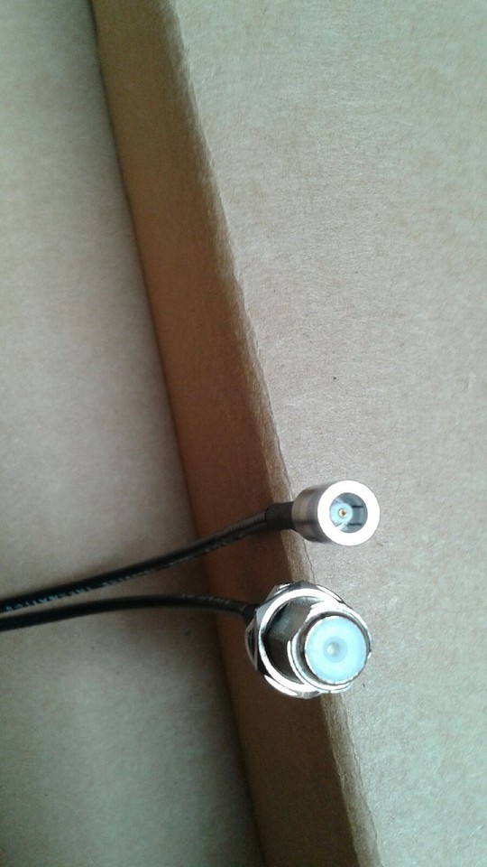 XM or Sirius antenna SMB adapter cable to TV F type connector 6FT long ...