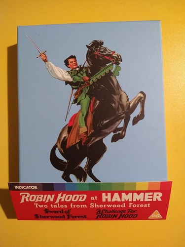 ROBIN HOOD AT HAMMER w/80-Page Book + Poster (Non-USA Region B Blu-Ray ...