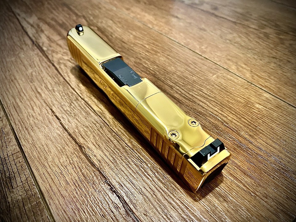 NEW OEM G43x MOS RMR Cut Complete 24k Gold Plated Mirror Polish Slide ...