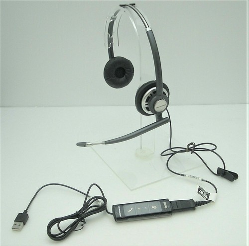 Plantronics EncorePro HW720 Binaural Headset + DA80 Audio Processor for ...