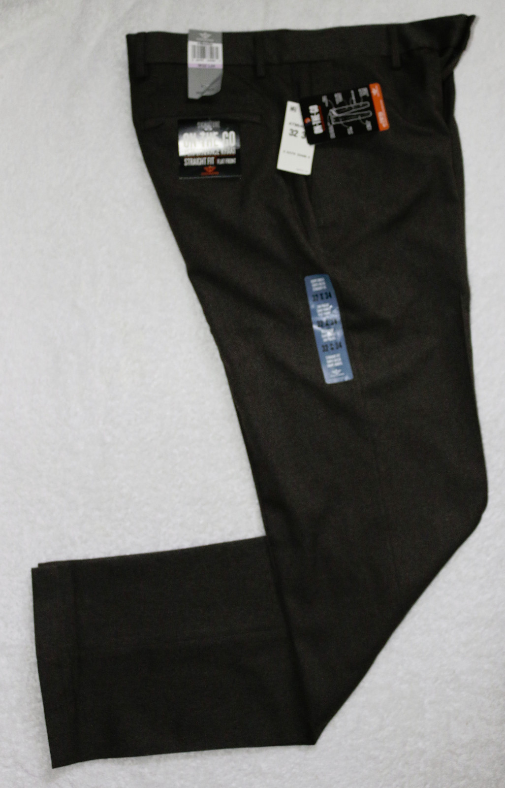 Dockers On the Go Khaki Slacks/Pants Straight Fit Flat Front Sz 32x34 ...