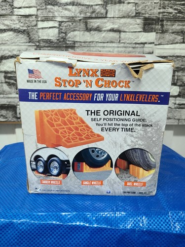 Tri-Lynx Stop 'n Chock Wheel Chocks, RV Leveling System (Pack of 2) | eBay
