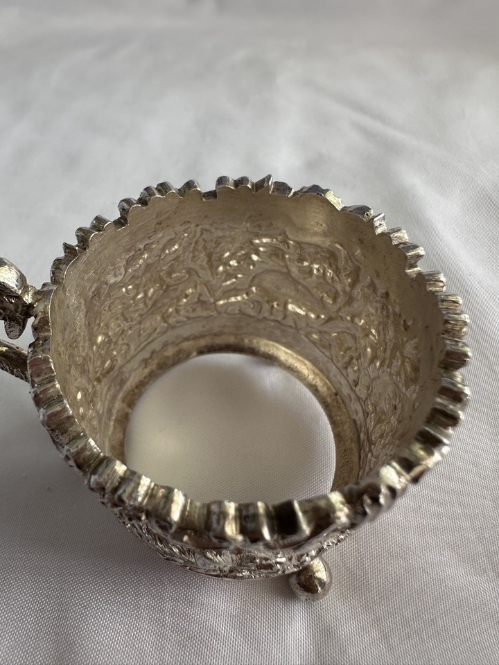 Rare Vintage Sterling Silver Grapes Tea Cup Holder | eBay
