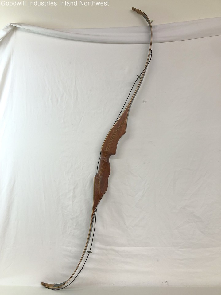 Vintage 57" Damon Howatt Archery Black & Brown Hunter Recurve Bow | eBay