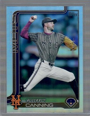 2025 Topps Update - Griffin Canning #US40 - New York Mets - Rainbow ...