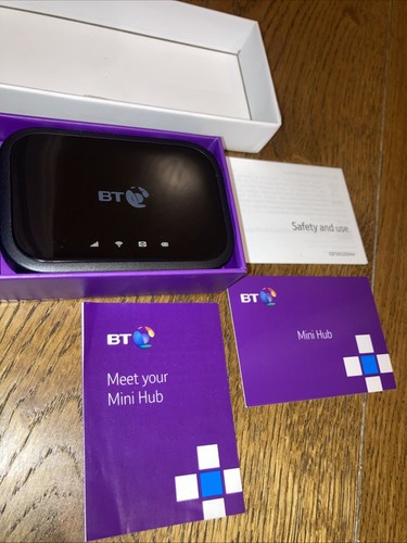 BT 4G Wi-Fi Mini Hub Plus Black BT70 4G Mobile Broadband Wireless ...