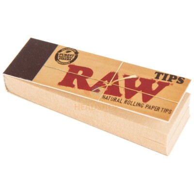Raw Filter Tips Rolling Papers (10 Booklets Of 50) Standard Size Vegan ...