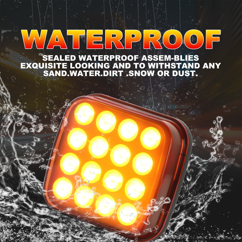 LED Wireless Strobe Lights Kit for Trucks Flashing Beacon Lights for ...